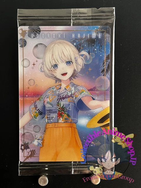TODOROKI HAJIME HOLOLIVE Wafer Card Collection Japanese Vtuber Bandai ...