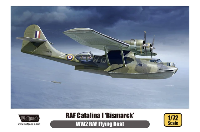 WOLFPACK 1/72 CONSOLIDATED Catalina I 'Bismarck' RAF Coastal Command ...