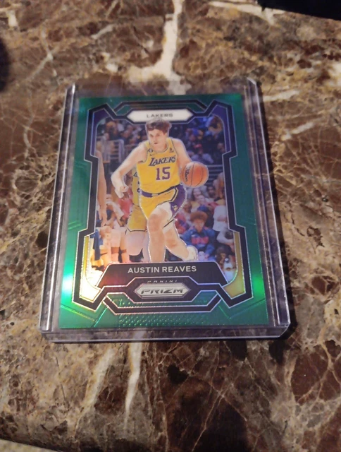 2023-24 PRIZM PALLACANESTRO Verde Prizm Austin Reaves #76 Los Angeles ...