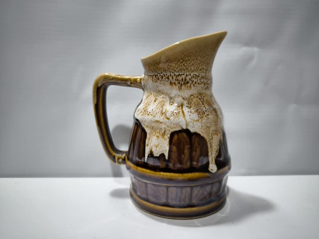 ANCIEN PICHET EN GRÈS ÉMAILLÉ MARRON VINTAGE REVOL P65 1/2 Litre Made In France EUR 25,00 ...