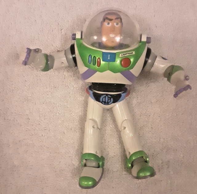 TOY STORY BUZZ Lightyear Rare Blue Utility Belt 2001 No Wings Talks £29 ...