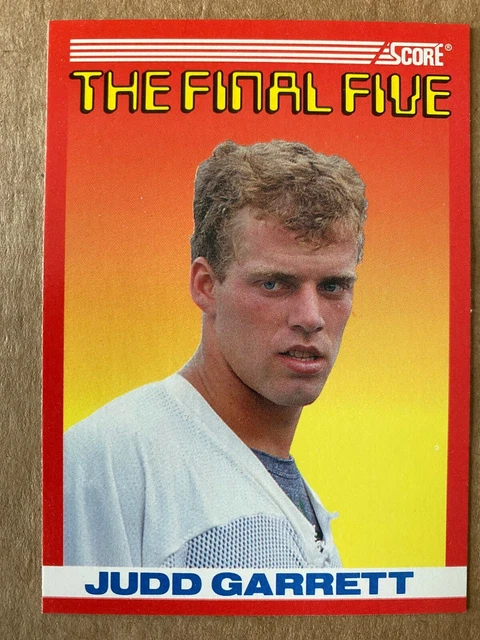 CARTES BONUS DE score JUDD GARRETT RC 1990 The Final Five #B4 - Rams de ...