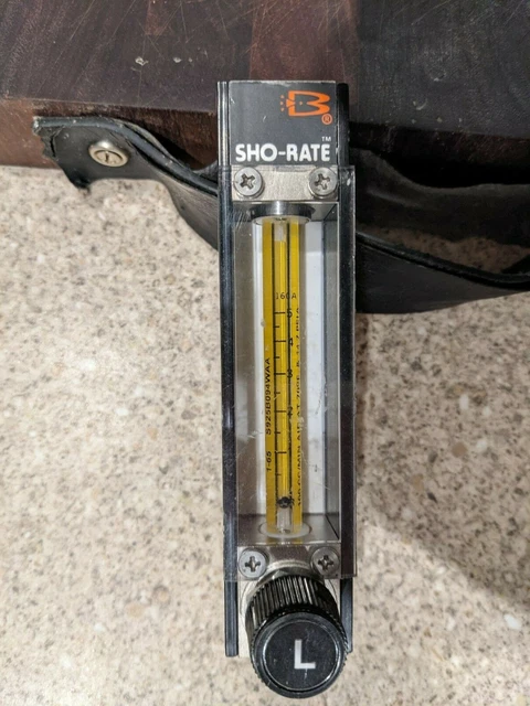 BROOKES INSTRUMENTS SHO-RATE Flowmeter control 1350EAB2LNE1A Air 0 to ...