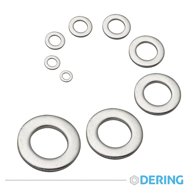 UNTERLEGSCHEIBEN EDELSTAHL A2 DIN125 M2 - M24 U-Scheiben Beilagscheiben M6 M8 EUR 3,03 - PicClick DE