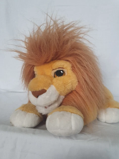 LION KING SIMBA Roaring Soft Toy Teddy Vintage 1993 Disney Plush Cuddly ...