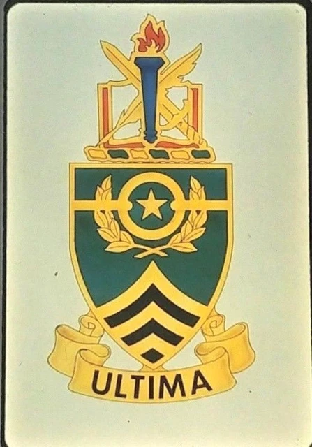 US ARMY SERGEANTS Major Academy Unit Insignia ULTIMA 35MM Slide Vintage ...