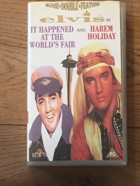 ELVIS VHS TAPE: Double Feature 'World's Fair/Harem Holiday *EX* £5.99 ...