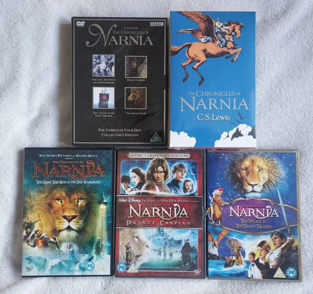 THE CHRONICLES OF Narnia TRILOGY COMPLETE BBC SERIES NEW R2 DVD + BOOK ...