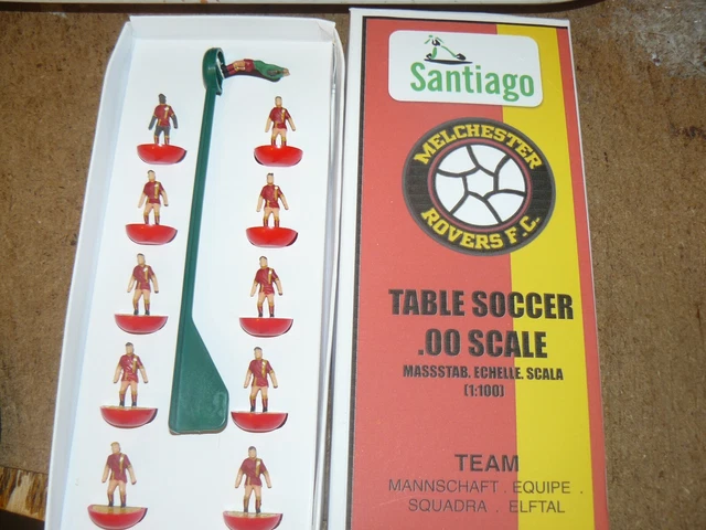 MELCHESTER ROVERS 1970'S Subbuteo Santiago Team In Named Coloured Box £ ...