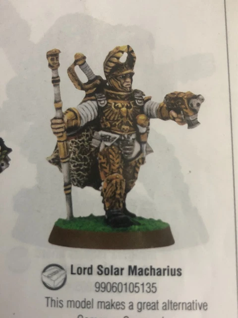 WARHAMMER 40K IMPERIAL Guard Classic Lord Solar Macharius BRAND NEW ...