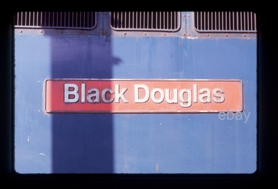 ORIGINAL 35MM SLIDE - Cl 87 nameplate 87030 'Black Douglas' at ...