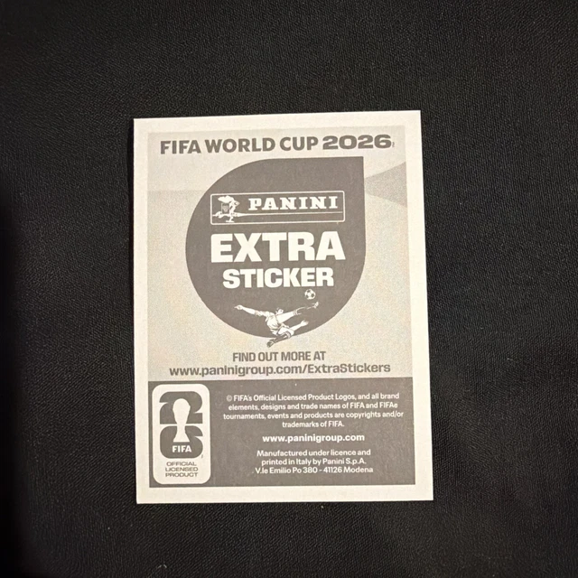 PANINI FIFA WORLD Cup 2026 Extra Sticker GOLD Christian Pulisic USA #10 ...