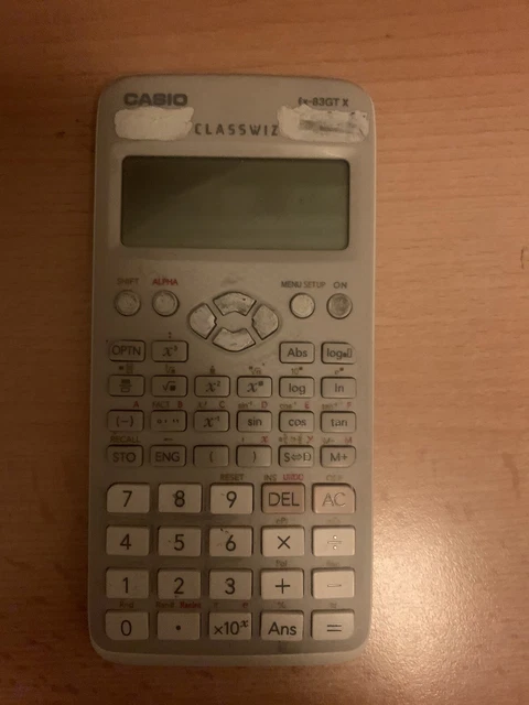 CASIO FX-83 GTX Scientific Calculator - White £0.99 - PicClick UK