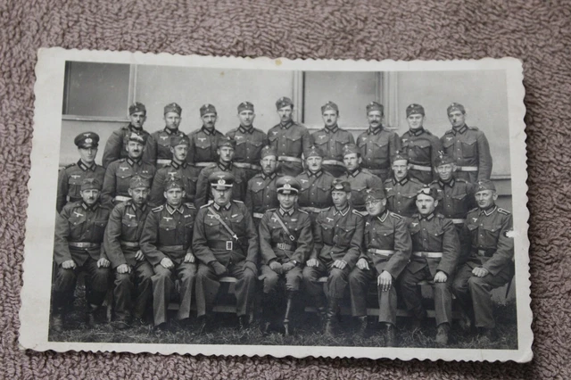ORIGINAL PRE TO Early WW2 German Army Soldiers/Officers Photograph EUR ...