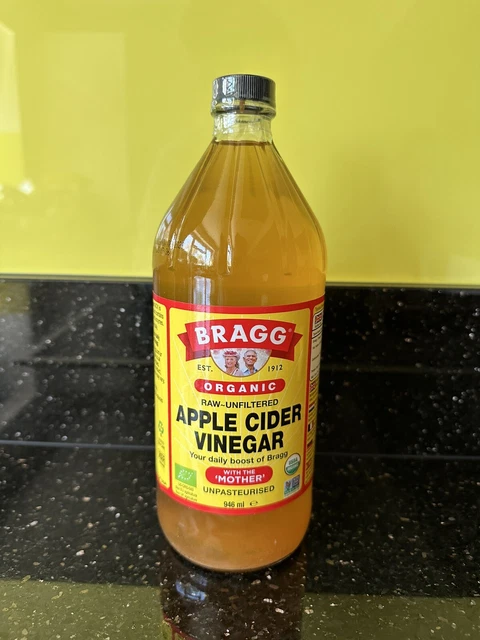 BRAGG ORGANIC APPLE Cider Vinegar 946ml £13.00 - PicClick UK