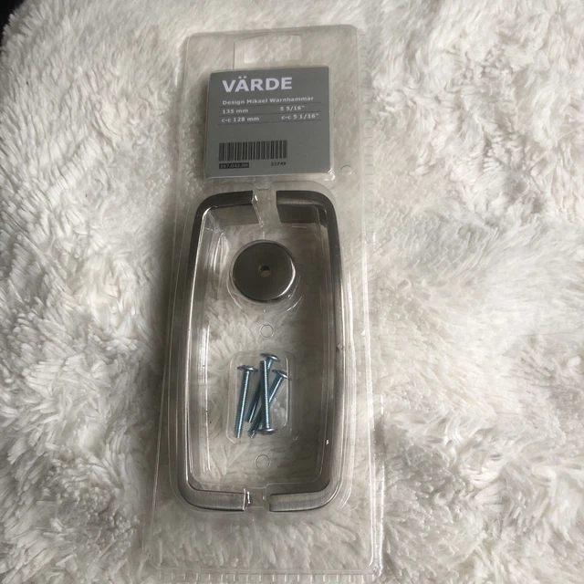 IKEA VARDE REPLACEMENT Handles Nickel Plated Drawer Pulls X 4 128mm 5 1 ...