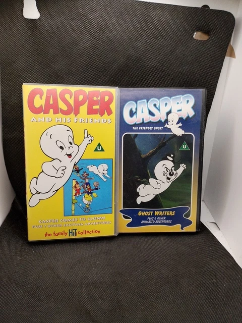 CASPER THE FRIENDLY Ghost . GhostWriters VHS Video +And His Friends Vhs ...