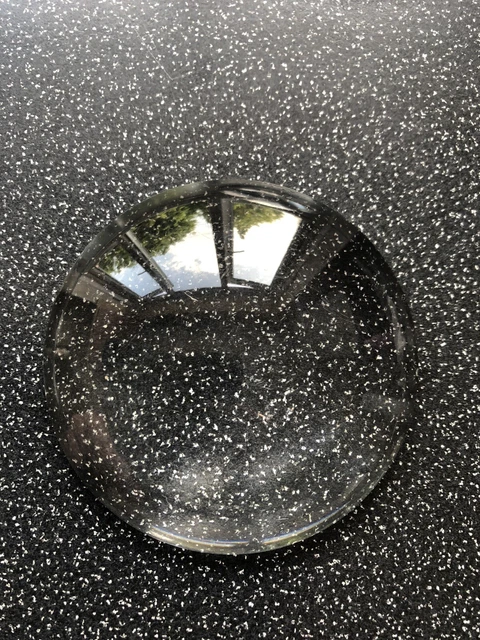 ROUND 3D BEER Pump Badge Fish Eye Lens Clear Acrylic. £6.99 - PicClick UK