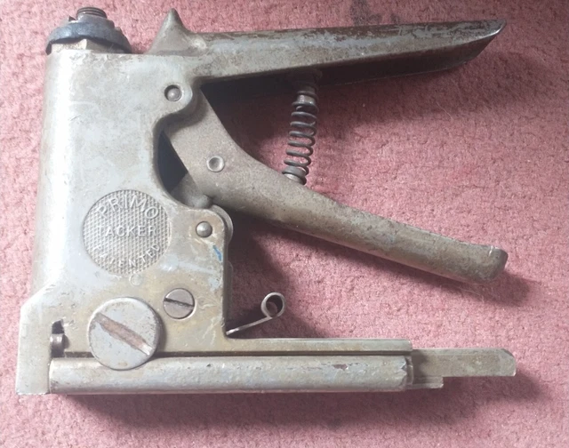 VINTAGE PRIMO TACKER stapler staple gun £1.75 - PicClick UK