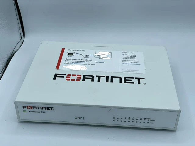 Fortinet Fortigate 60e Fg 60e Network Security Firewall No Power