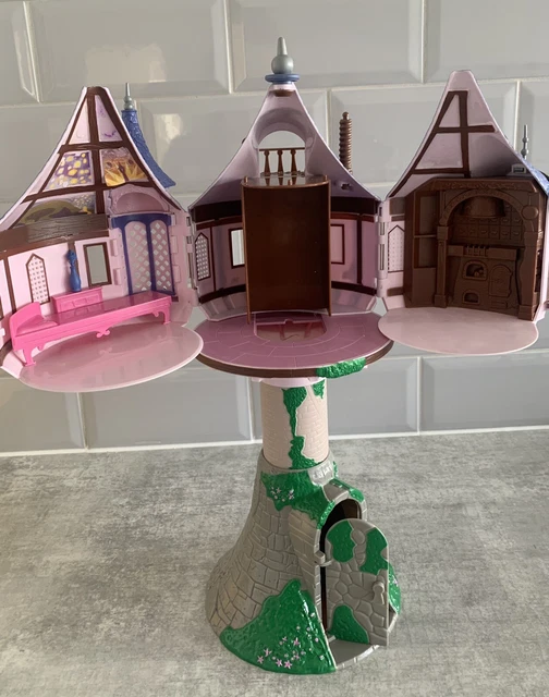 DISNEY STORE TANGLED Rapunzel Tower Princess Castle Playset Toy £13.00 ...