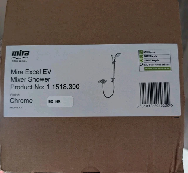 MIRA EXCEL EV thermostatic mixer shower £310.00 - PicClick UK