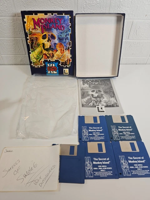 THE SECRET OF Monkey Island Game Amiga Big Box Kixx XL with manual £49. ...