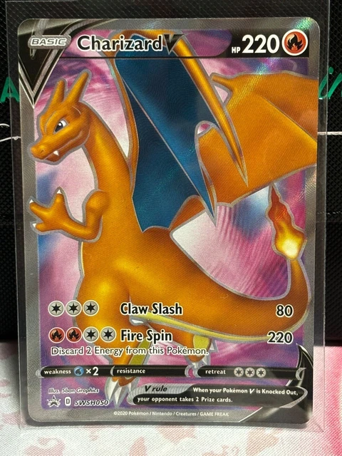 POKÉMON TCG CHARIZARD V Sword & Shield Swsh050 Holo Promo EUR 0,61 ...