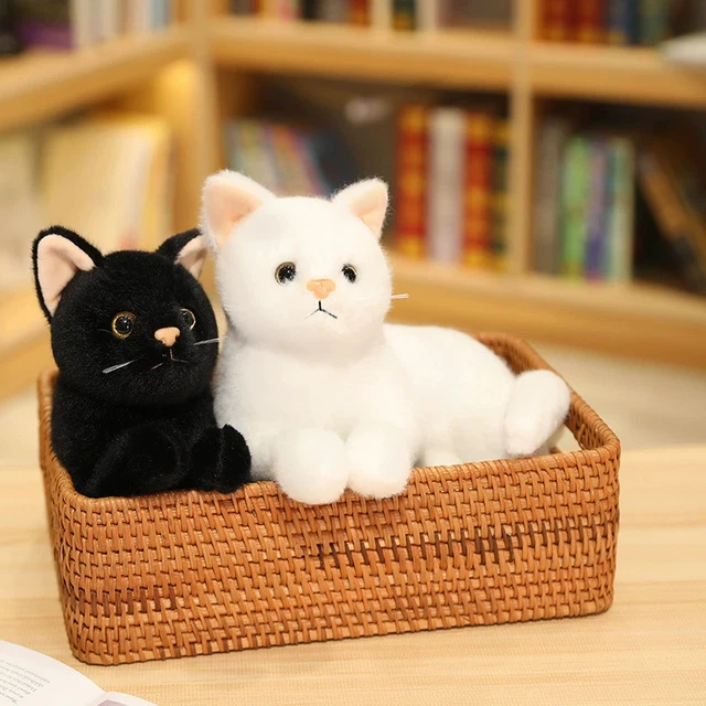 2025 REALISTIC CAT Plush Toy Cute Lifelike Simulation Stuffed Animal ...