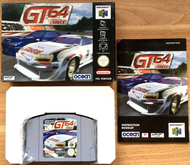 GT 64 CHAMPIONSHIP EDITION COMPLET NINTENDO 64 N64 PAL EUR FR CIB OVP ...
