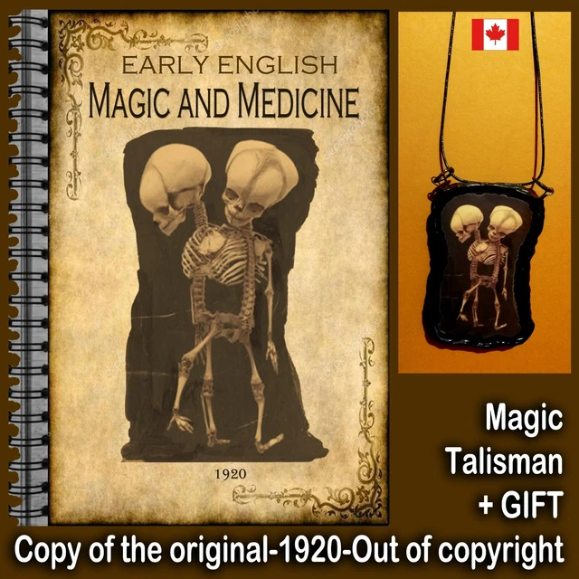 ANTIQUE BOOK OCCULT magic old medicine anatomy witchcraft esoteric ...