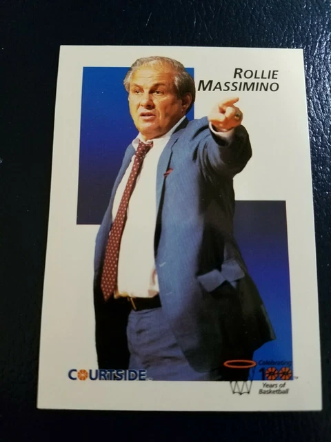 ROLLIE MASSIMINO COACH Villanova NCAA College 1992 Courtside #22 EUR 4 ...