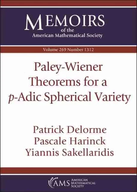 PALEY-WIENER THEOREMS FOR a $p$-Adic Spherical Variety by Patrick ...