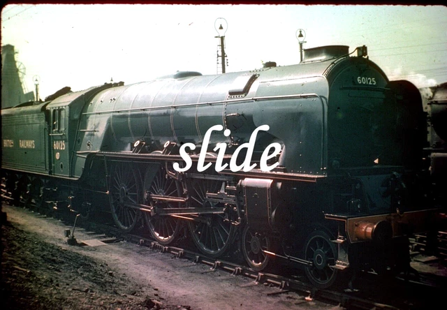 BRITISH RAILWAYS LNER 4-6-2 Pacific Steam Locomotive A1 60125 Colour ...