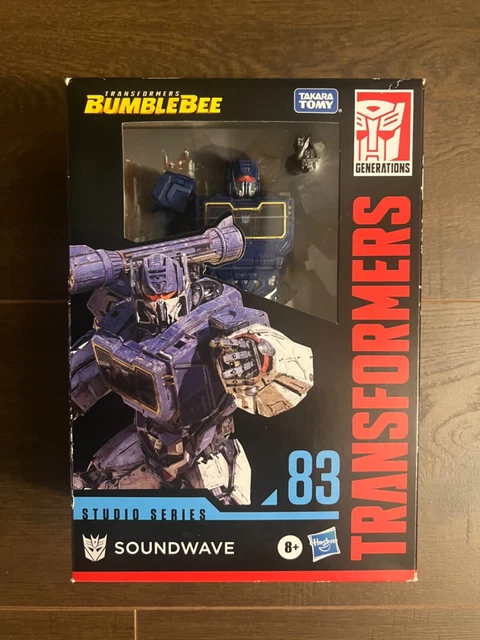 TRANSFORMERS BUMBLEBEE STUDIO Series 83 Soundwave Voyager Class scellé ...