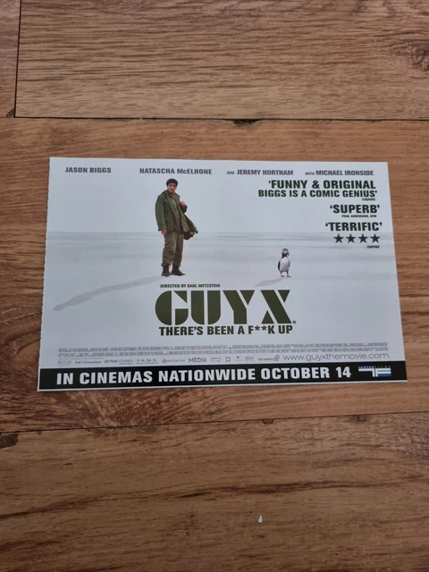 TNEWM30 ADVERT 5X8 Guy X - Jason Biggs. Natascha Mcelhone: Cinemas £5. ...