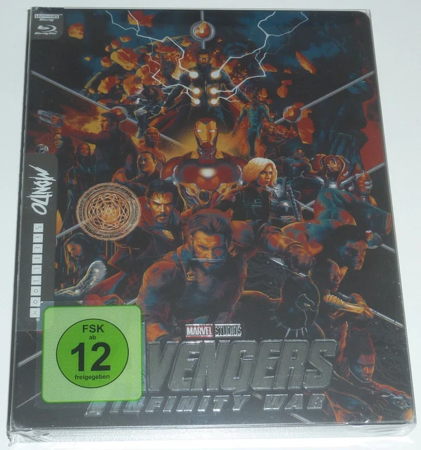 AVENGERS: INFINITY WAR Mondo 4K Uhd Blu-Ray Steelbook Neu & Ovp Sealed ...