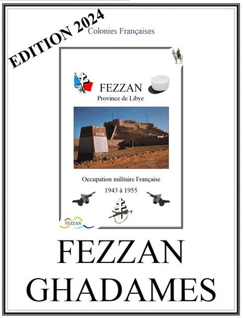 ALBUM DE TIMBRES à imprimer FEZZAN et GHADAMES EUR 10,50 - PicClick FR