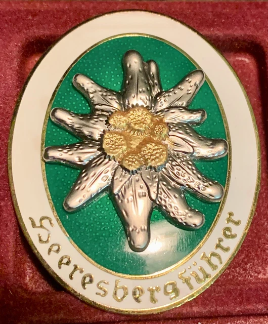 WK II GERMAN Army Mountain Guide Badge Heeresbergführer £23.40 ...