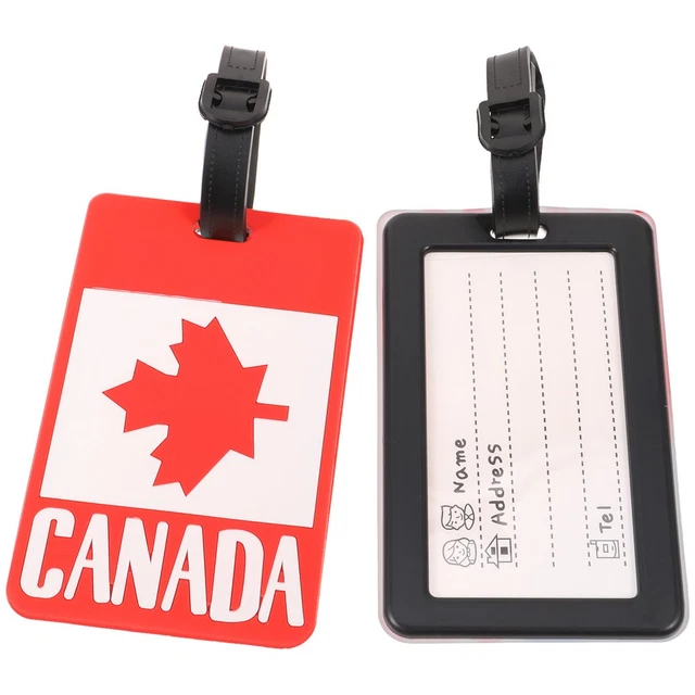 2 PCS TRAVEL Baggage Tag Luggage Recognition Tags Canada Luyggage $20. ...