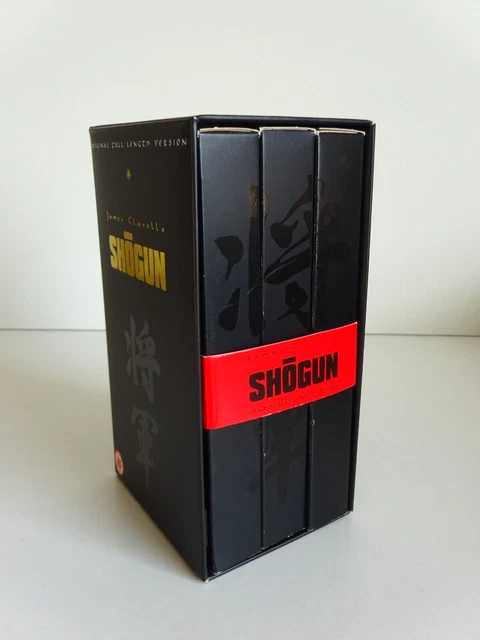 JAMES CLAVELL'S SHOGUN - VHS Video UK PAL Box Set - NOT DVD -Richard ...