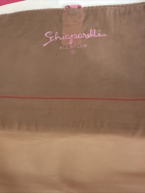 VINTAGE SCHIAPARELLI NYLON Stockings Unused In Box Size 10 Soft Petal 2 ...