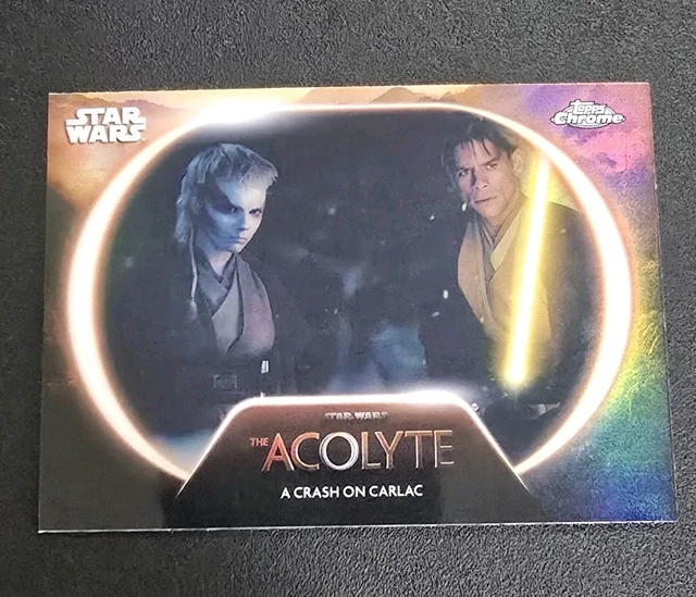 2025 TOPPS CHROME Star Wars AC-2 A CRASH ON CARLAC The Acolyte £1.47 ...