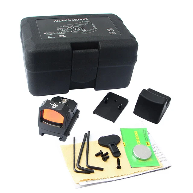 TACTICAL RMR RED Dot Reflex Sight Collimator Scope w/ 20mm Rail For ...