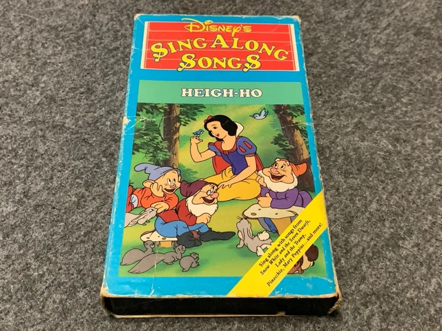 DISNEYS SING ALONG Songs - Snow White: Heigh-Ho (VHS, 1993) $8.19 ...