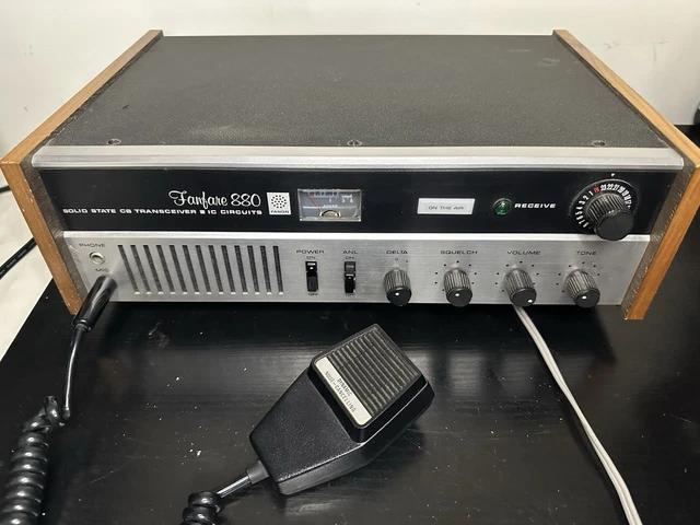 VINTAGE FANON FANFARE 880 23 Channel Base Station CB Radio $70.16 ...