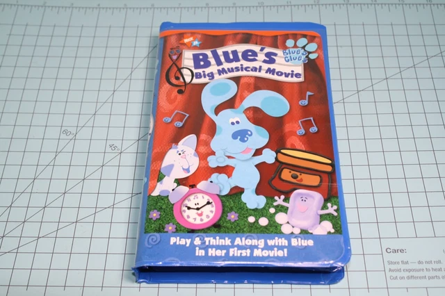BLUES CLUES BLUE'S Big Musical Movie VHS 2000 film Nickelodeon Nick Jr ...
