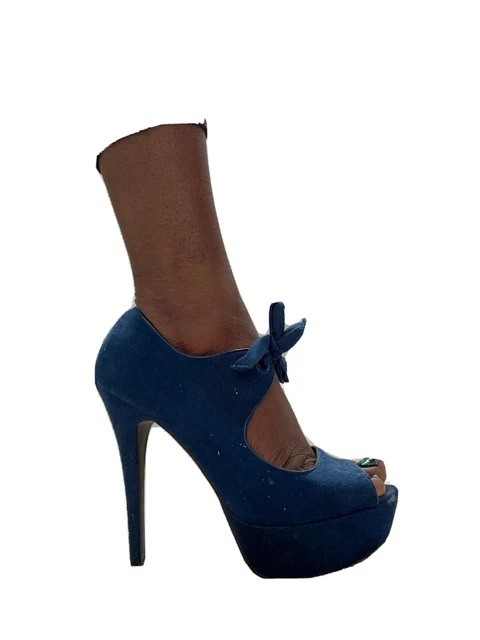 BLUE NEW LOOK heels Size 6 £9.73 - PicClick UK
