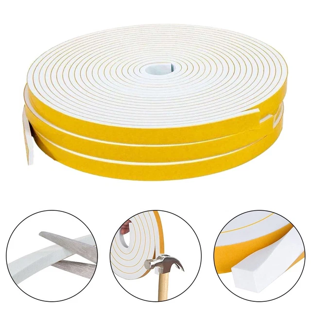 JOINT EN CAOUTCHOUC Temps Bande Mousse ponge Collant Porte Draught Anti ...