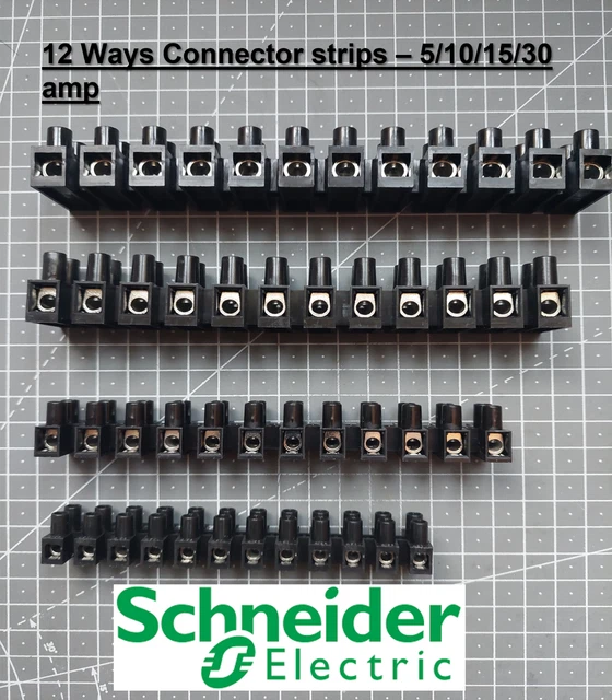 5 - 30 AMP 12way connector strips - Terminal Block Strip Cable ...